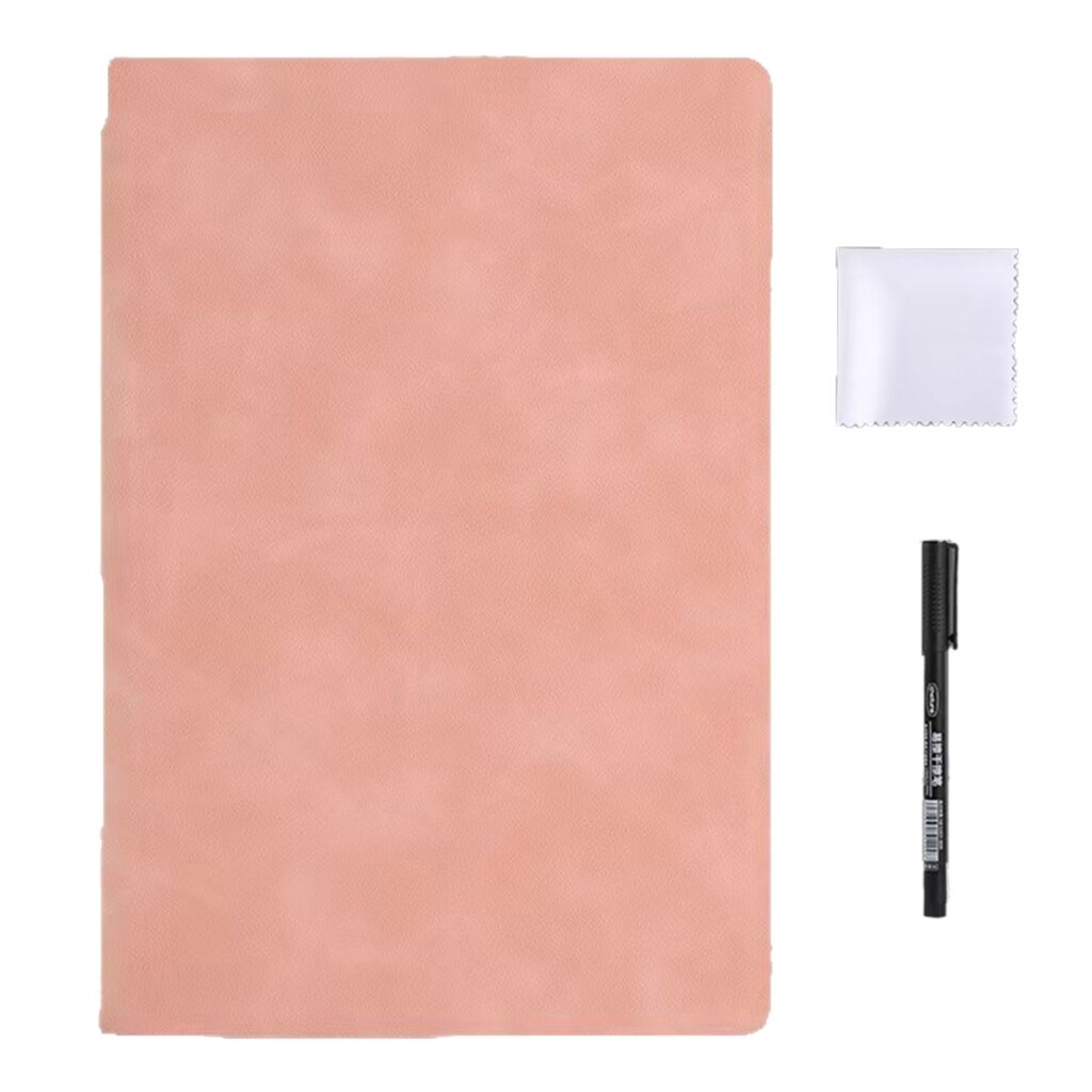 Erasable PU Whiteboard Journal 6.61x9.53Inch Portable Writing Pad For Students Adult Drawing Writing