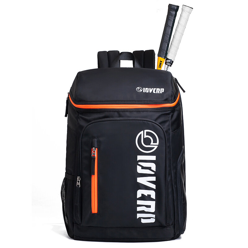 Рюкзак для бадминтона унисекс LOVERPUSS 5616282, большой, Aqua Blue/Black Orange, из полиамида, с отделением под ракетки