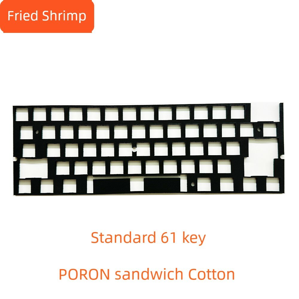 Индивидуальные кейкапы в виде жареных креветок для механических клавиатур, совместимые с раскладками 64/87/108,