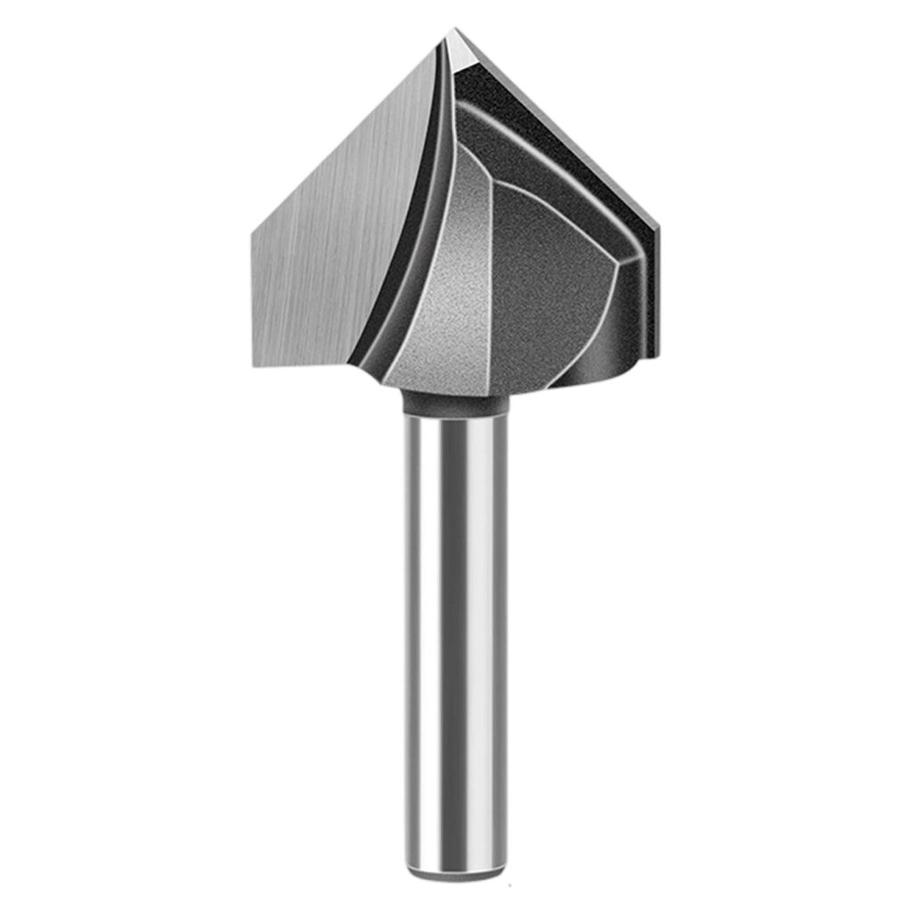 90-Градусный V-Образный Фрезерный станок Для Обработки Траншей С Вольфрамовыми Карбидами Деревообрабатывающий Инструмент Для Точной Обрезки Кромок И Канавок