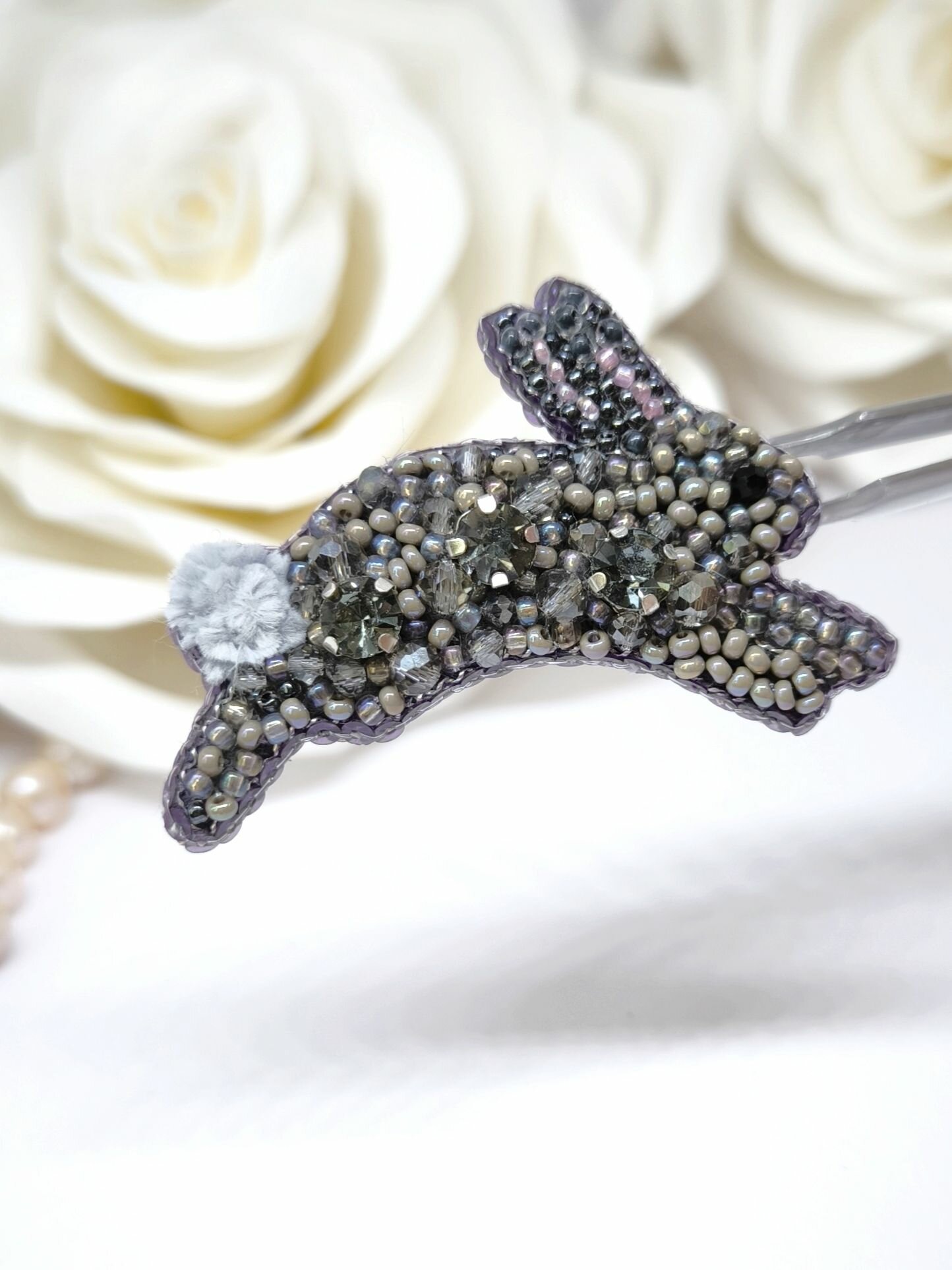 Брошь, стекло, кристалл