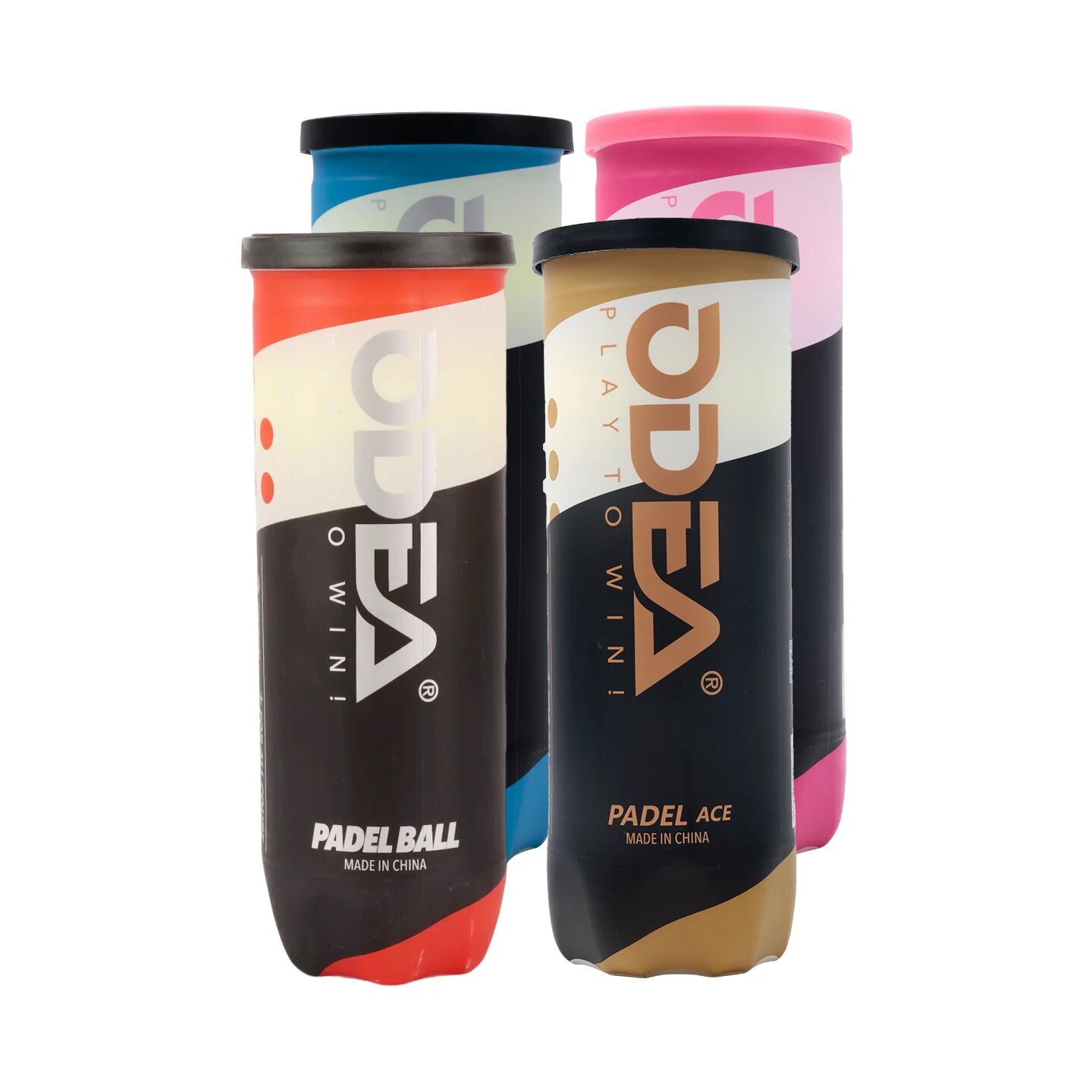 ODEA Теннисные мячи розовые Padel Ball 4 Cans