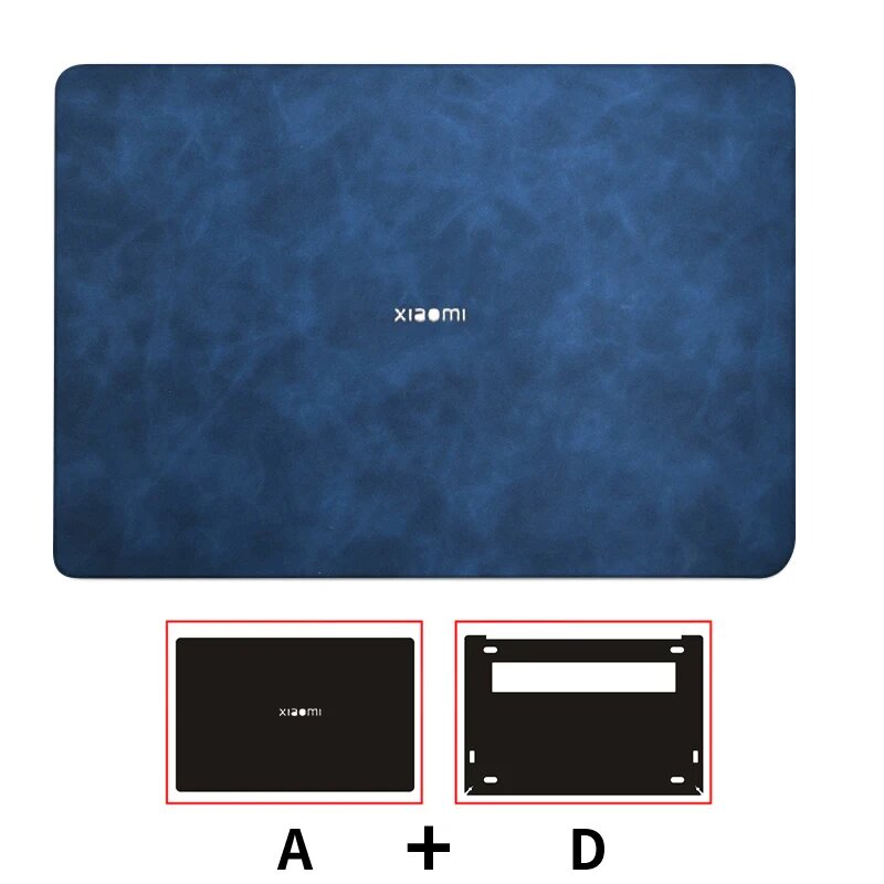 Кожаный чехол для Xiaomi Book 15 Pro X15 2022, Dark blue AD