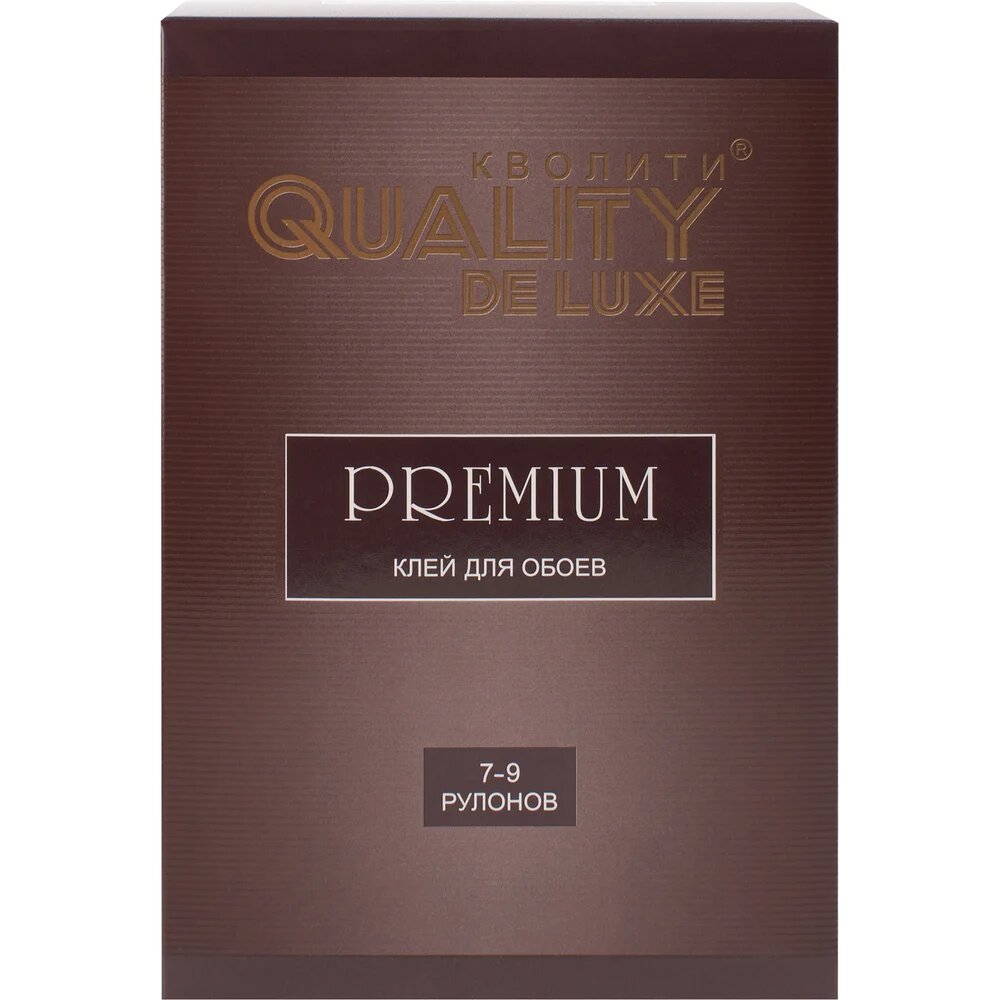 Клей обойный QUALITY De Luxe универсальный, коробка 0,25 кг 4607127380266