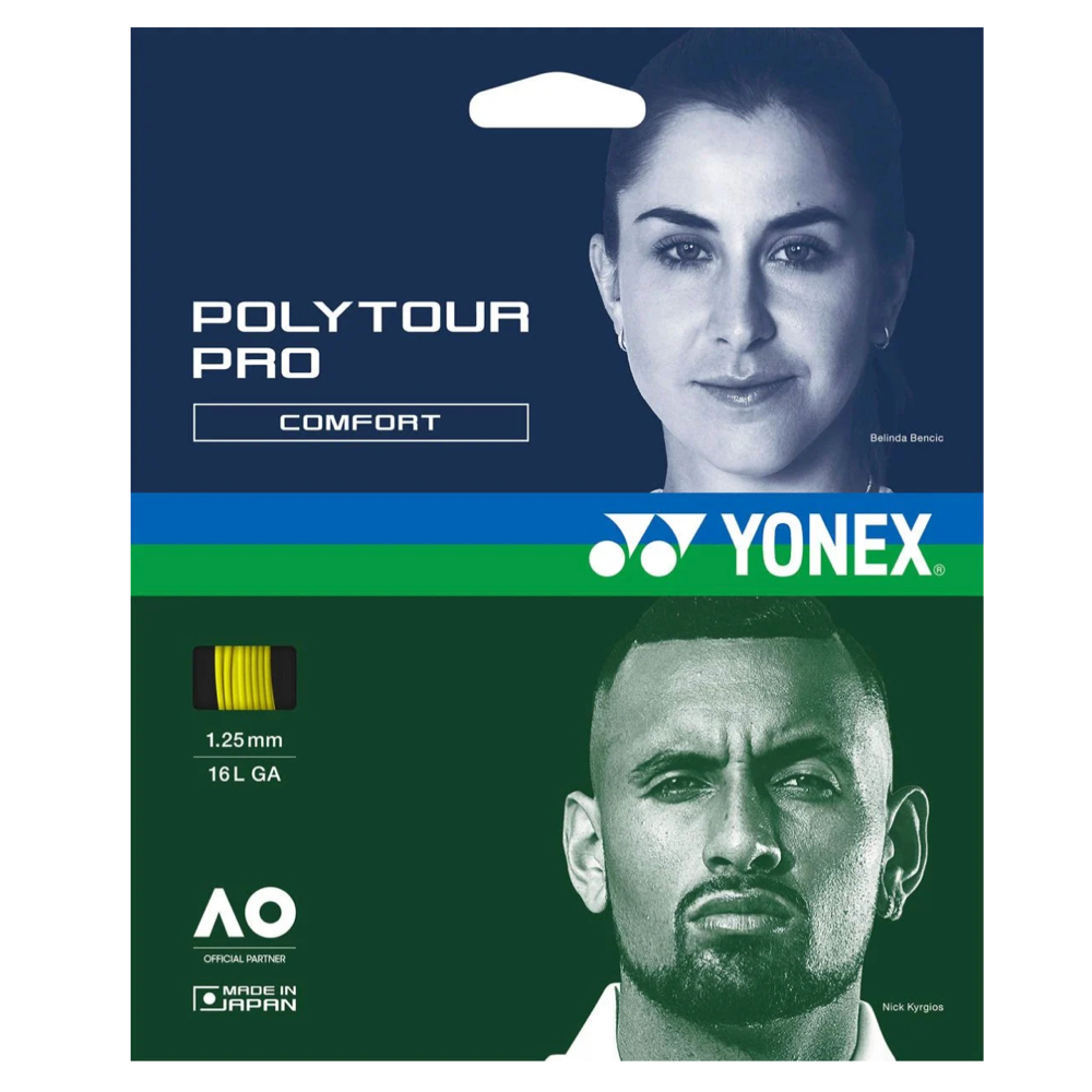 Струны Yonex POLY TOUR PRO YELLOW (1.25мм / 12м)