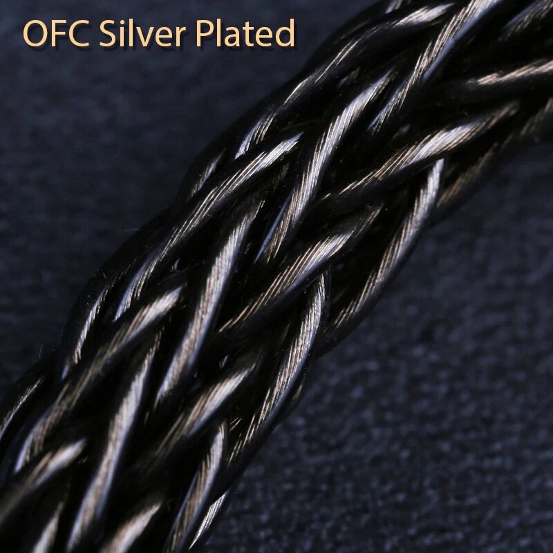 OPENHEART XLR 4Pin - 4.4мм кабель, 10cm, OFC Silver Plated