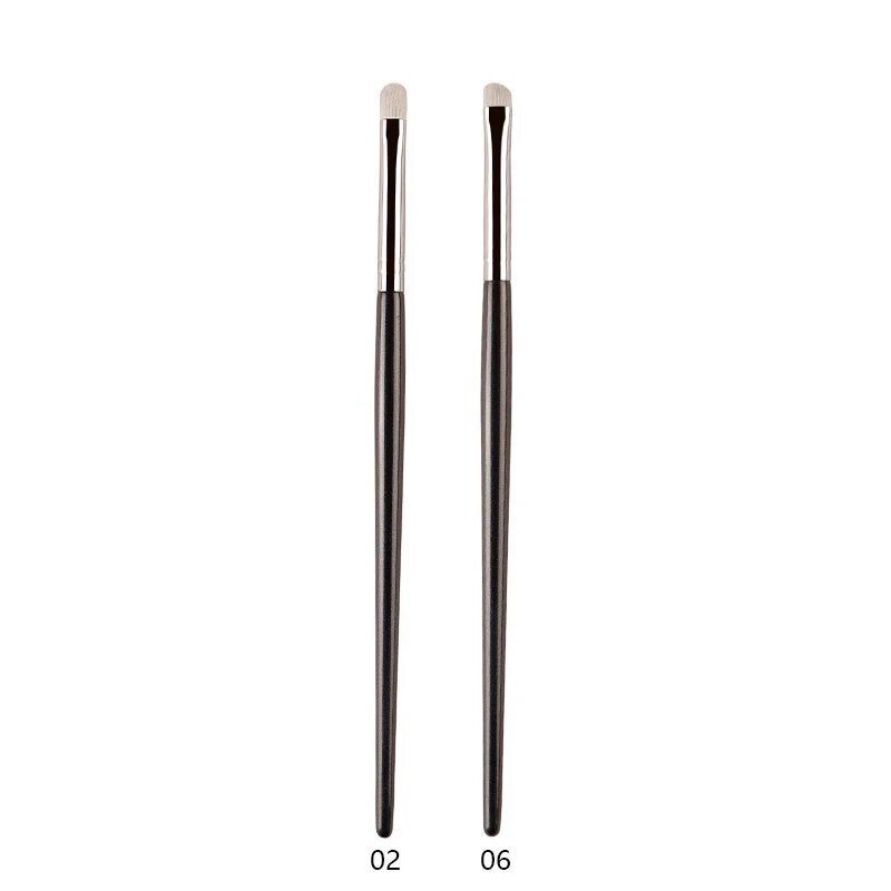 Кисти для макияжа, белая шерсть пони, Handle Color: 02 06