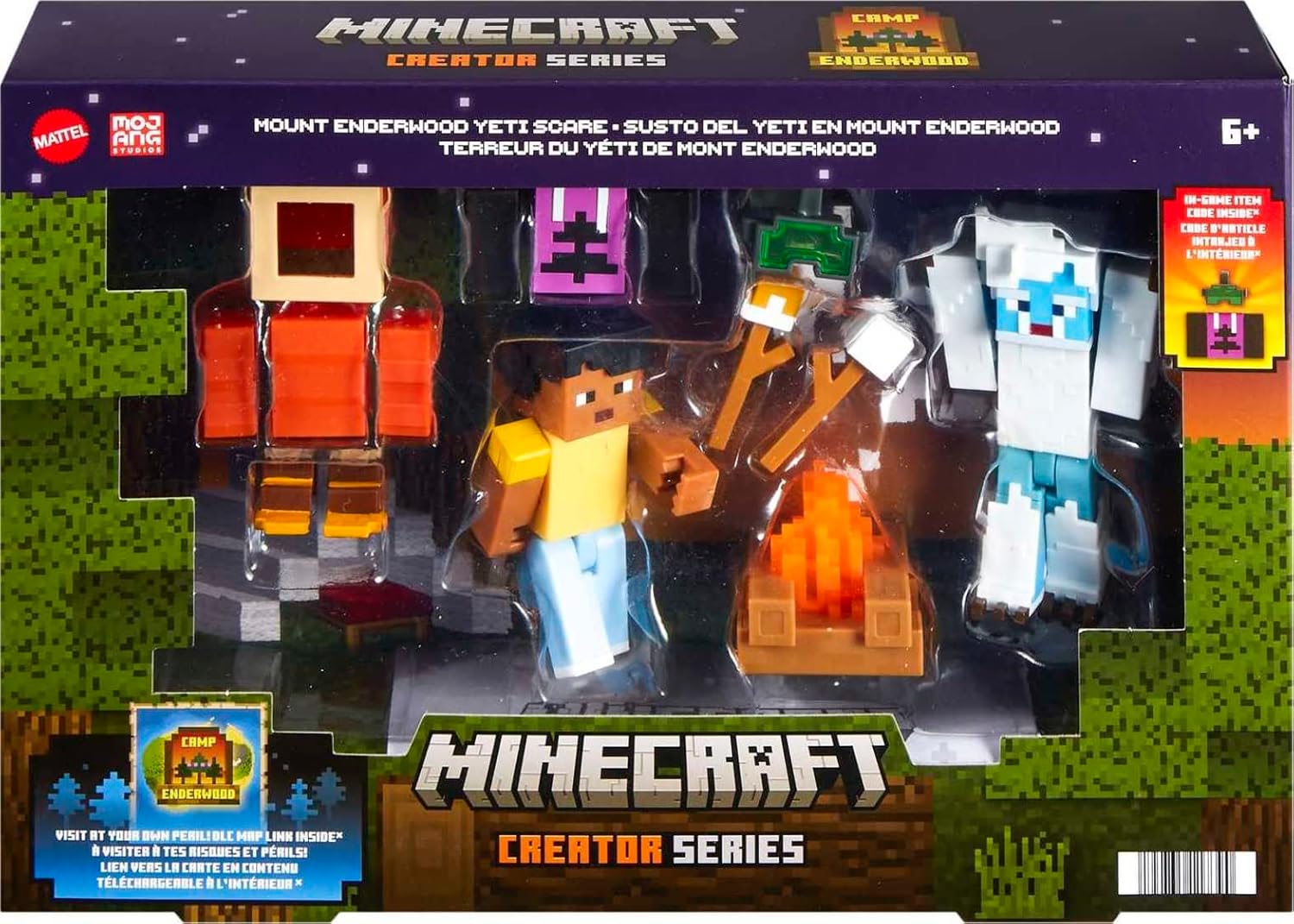 Фигурка майнкрафт Minecraft Creator Series: Mount Enderwood Yeti Scare Pack HLP58