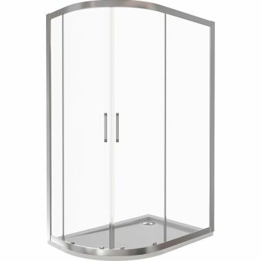 Душевой уголок Good Door Latte R-120-C-WE 120x80 профиль Белый стекло прозрачное 5мм