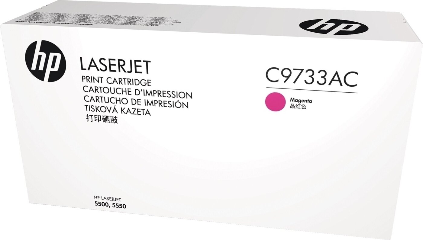 C9733AC Картридж HP C9733A для CLJ 5500 красный 12000 стр. Корпоративная упаковка