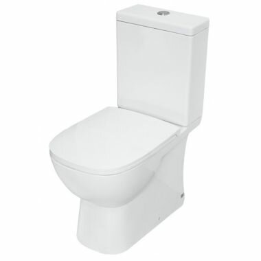 Унитаз компакт Sanita Luxe QUADRO SL DM, белый, сиденье микролифт