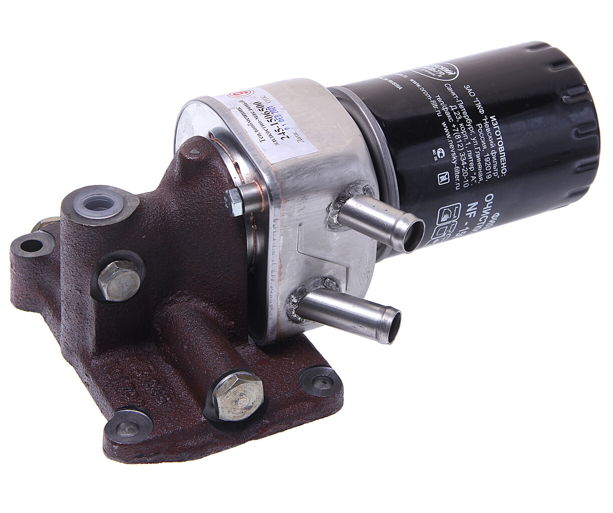 Фильтр масляный Д-245, Д-246(ЕВРО-2,3,4) в СБ.(корпус, теплообменник ТЖМ-6500, фильтр, прокладка) ММЗ