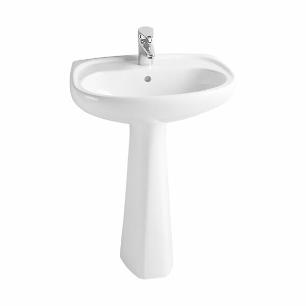 Раковина с пьедесталом Vitra Normus (550х420х810) отверст. под смесит, антибакт. покр. 9600B003-76