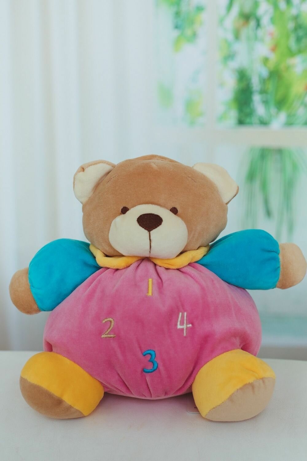 Мишка розовый 18 см