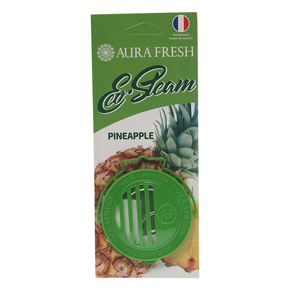 Ароматизатор на панель приборов древесное волокно (pineapple) 40г Eco Steam AURA FRESH