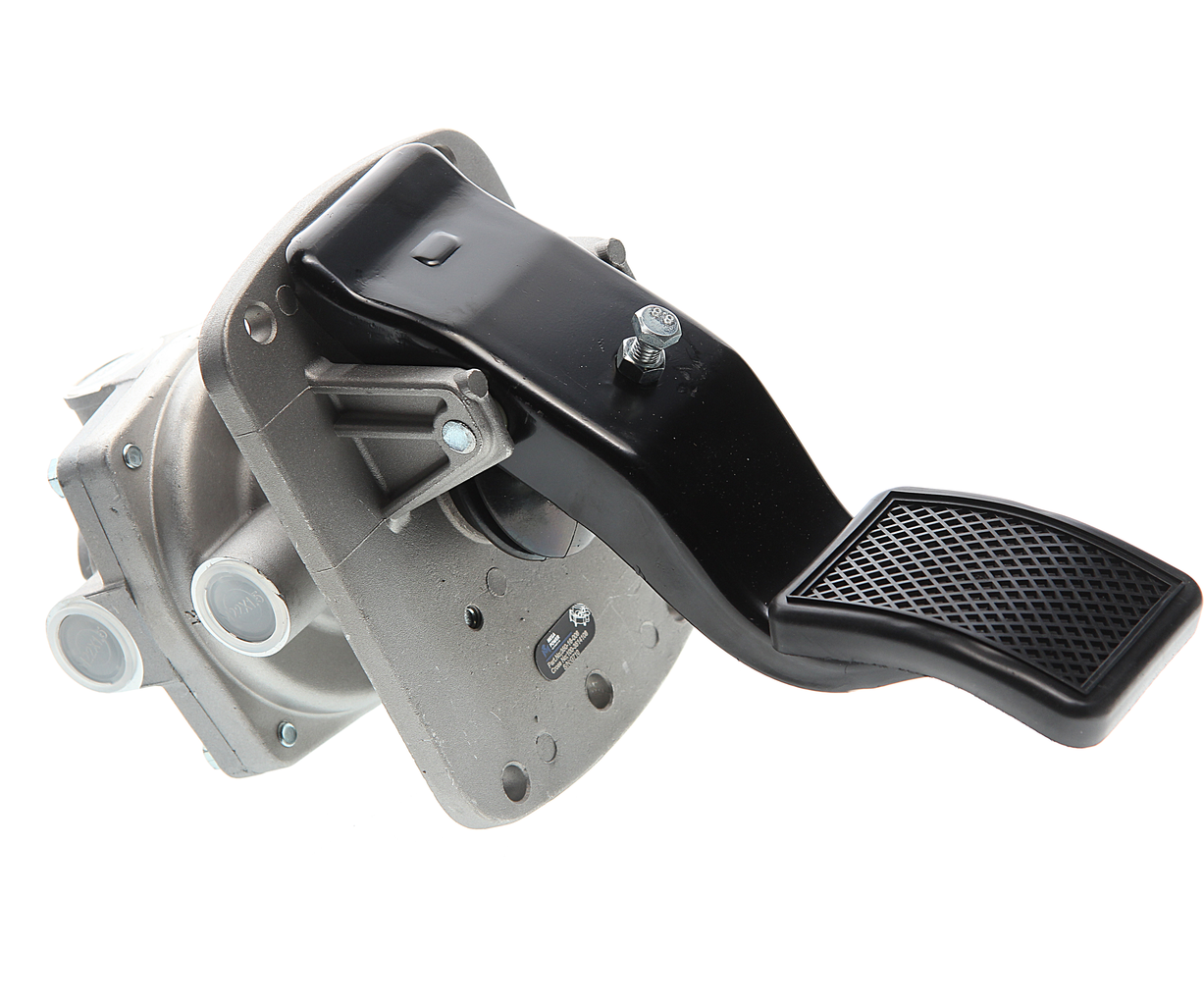 Кран ЗИЛ, КАМАЗ, МАЗ тормозной 2-х секционный подпедальный MEGAPOWER