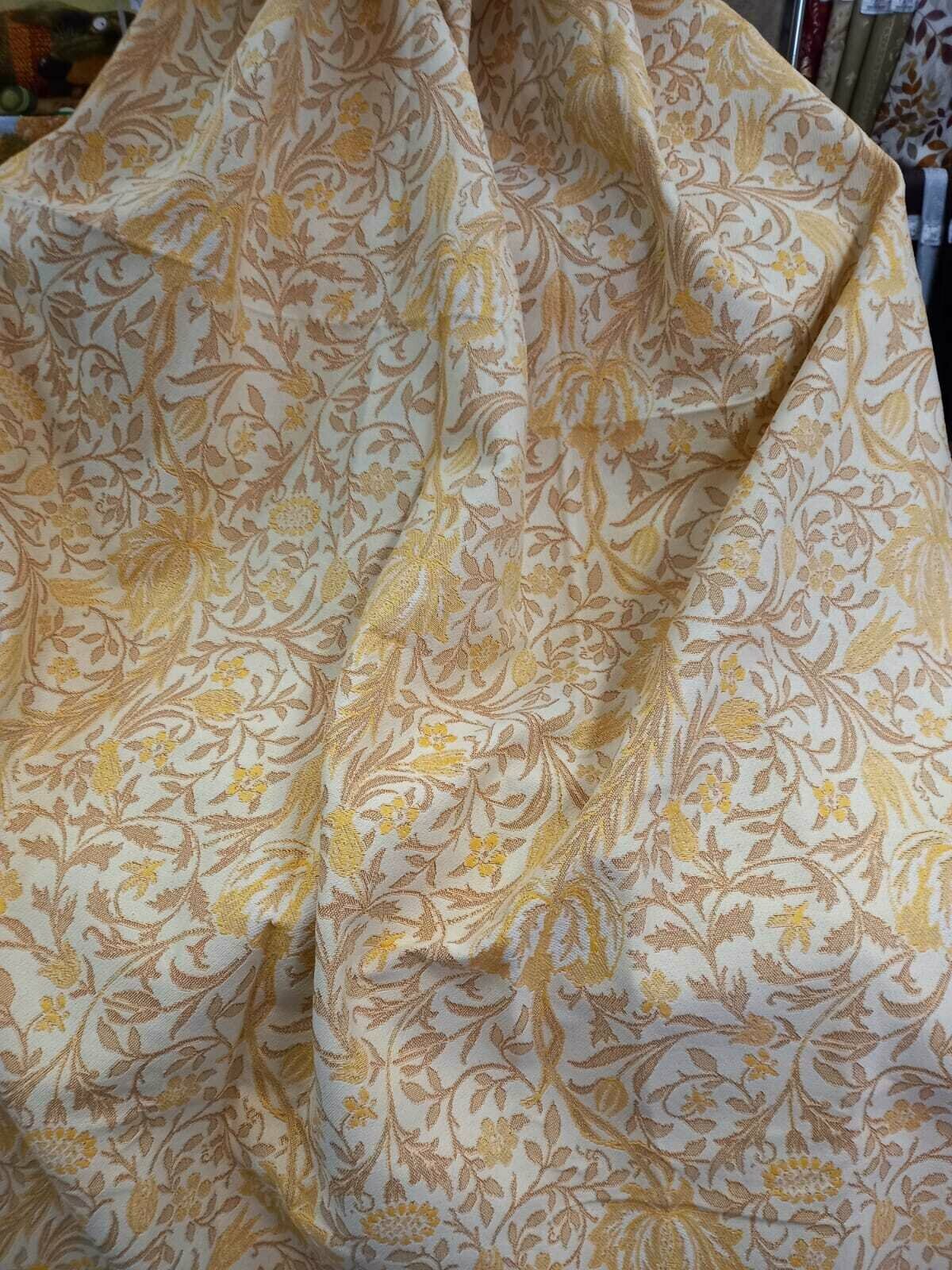Ткань для мебели, ткань для штор интерьерная "Золотая лирика". Длина отреза 2,5 метра. Гобелен