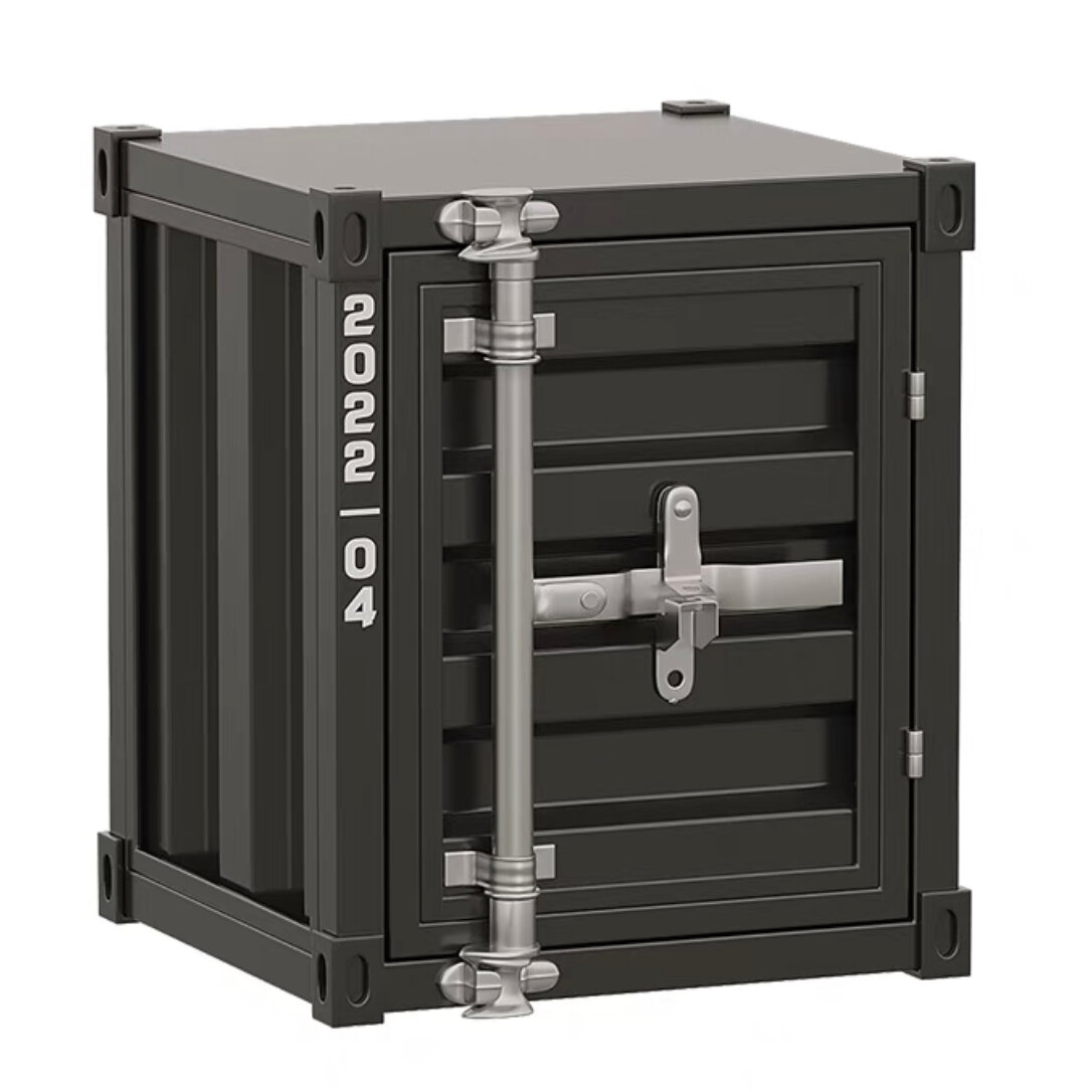 Тумбочка столик Container (Черный)