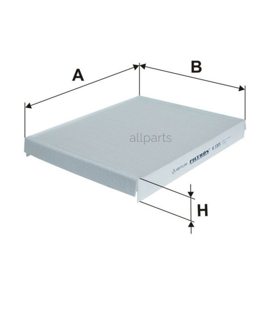 FILTRON K1315 Фильтр салона HYUNDAI SANTA FE II 2006 =>