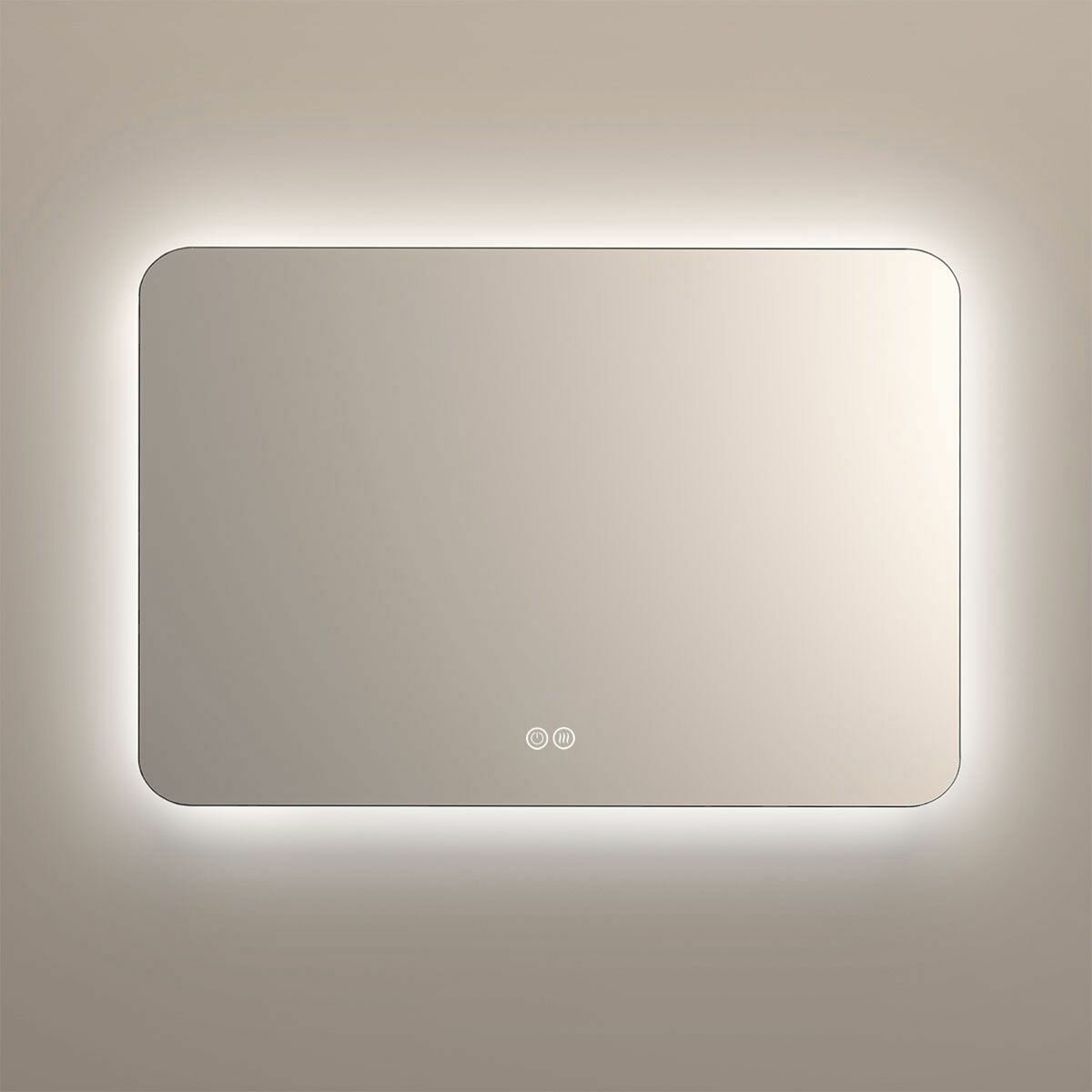 Зеркало LED Vincea VLM-3BE120-2 1200х800 c сенсорным выключателем и диммером, антизапотевание