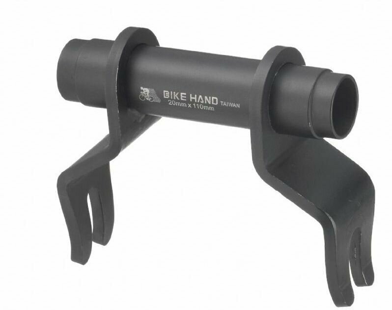 Крепление-адаптер BIKEHAND YC-92-20 для стенда YC-92 для перевозки велосипедов под ось 20мм на автобагажнике или кузове пикапа