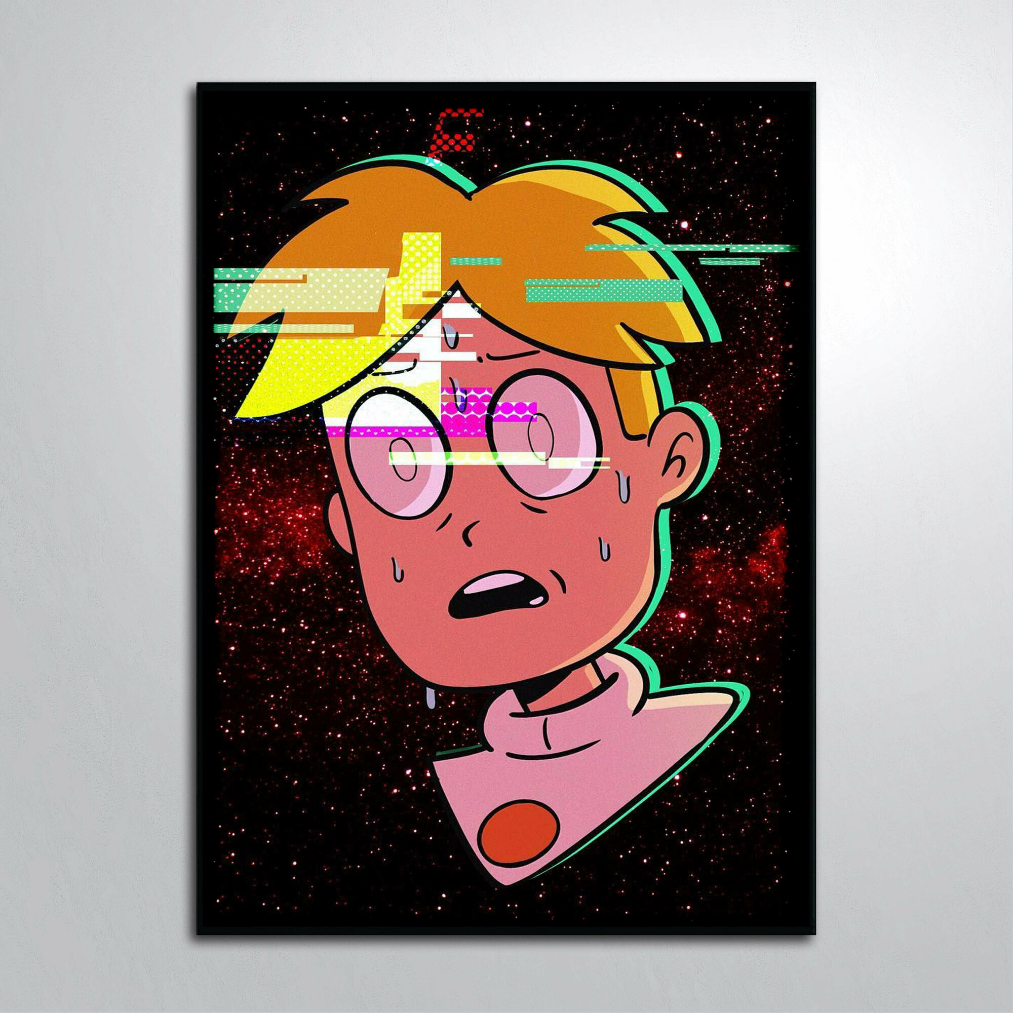 Постер без рамы/Крайний космос Гэри Гудспид Арт Final Space (А2/420х594)