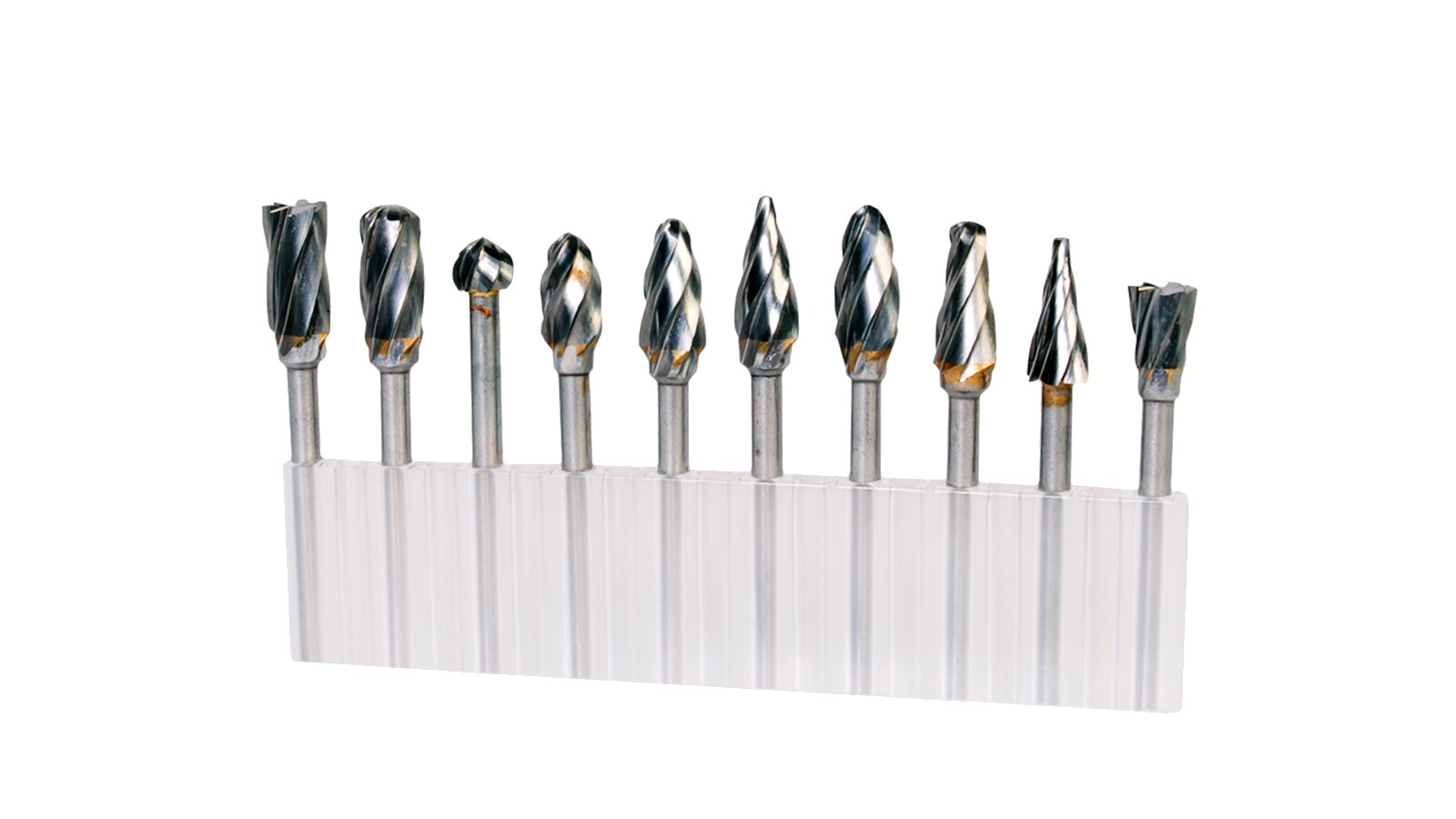 Набор борфрез твердосплавных 3х6мм 10пр. круп. зуб. AR-NB-3-10-KZ ANROKEY