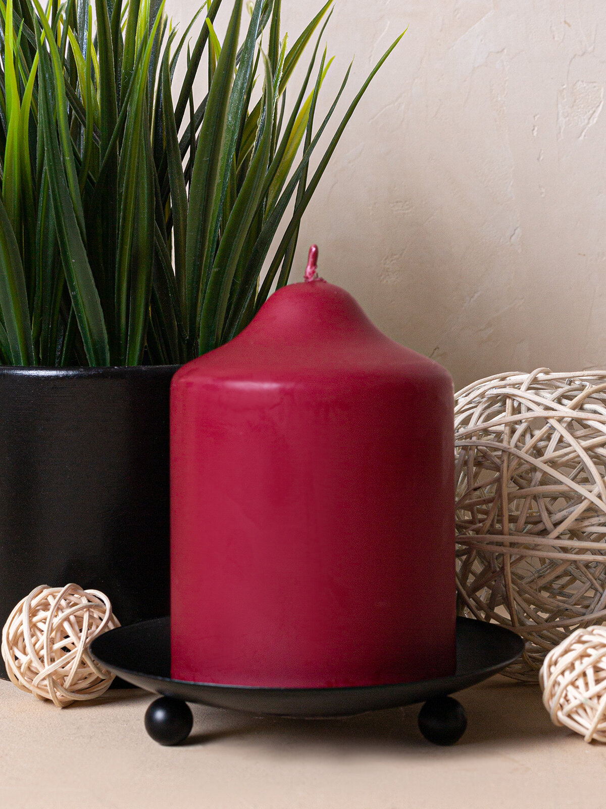 Свеча интерьерная лесная ягода ароматическая для создания обстановки и уюта 70*100 см 50710551