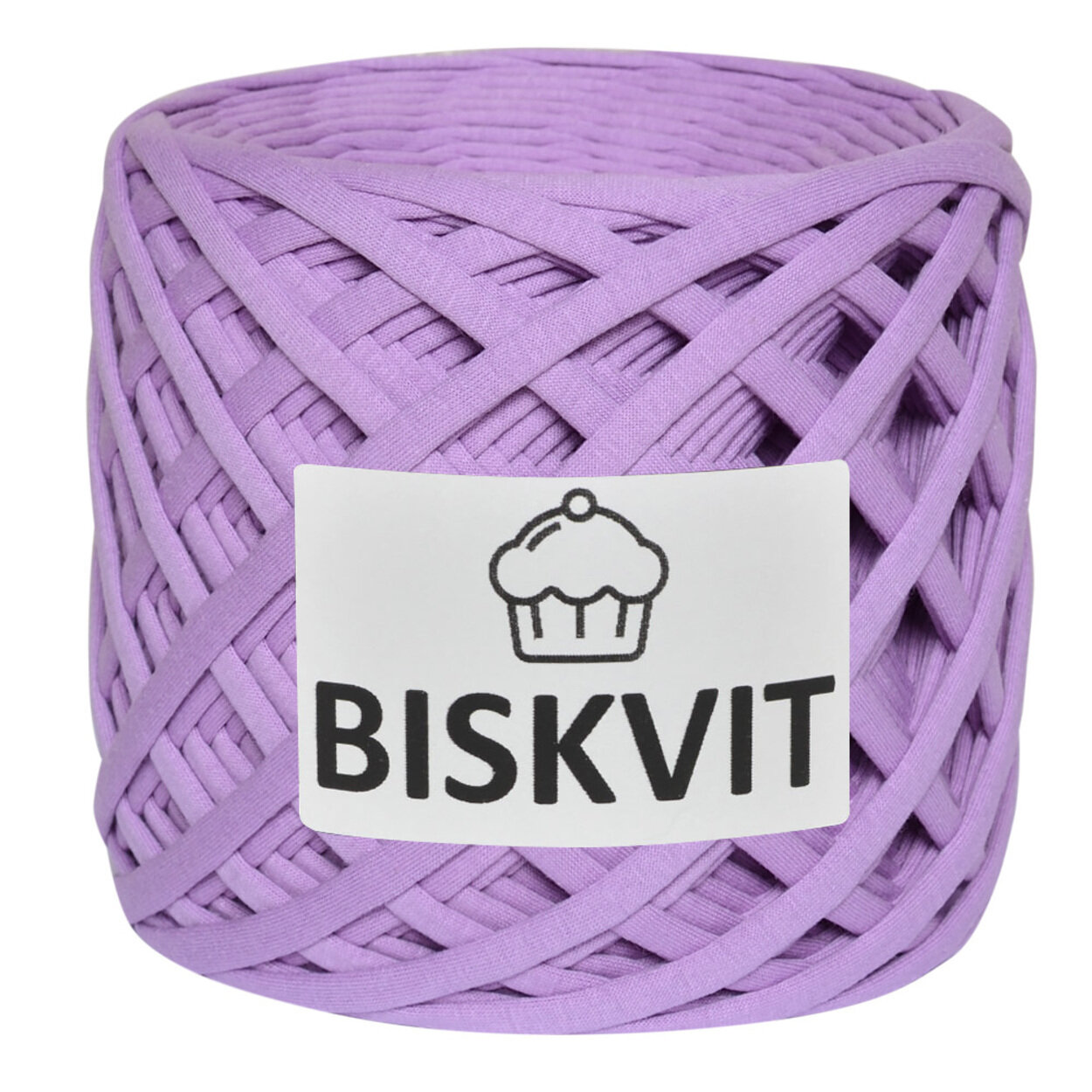 Пряжа Бисквит, Biskvit трикотажная, 330г, 100м, 100%хлопок, Ирис (453) 1 шт