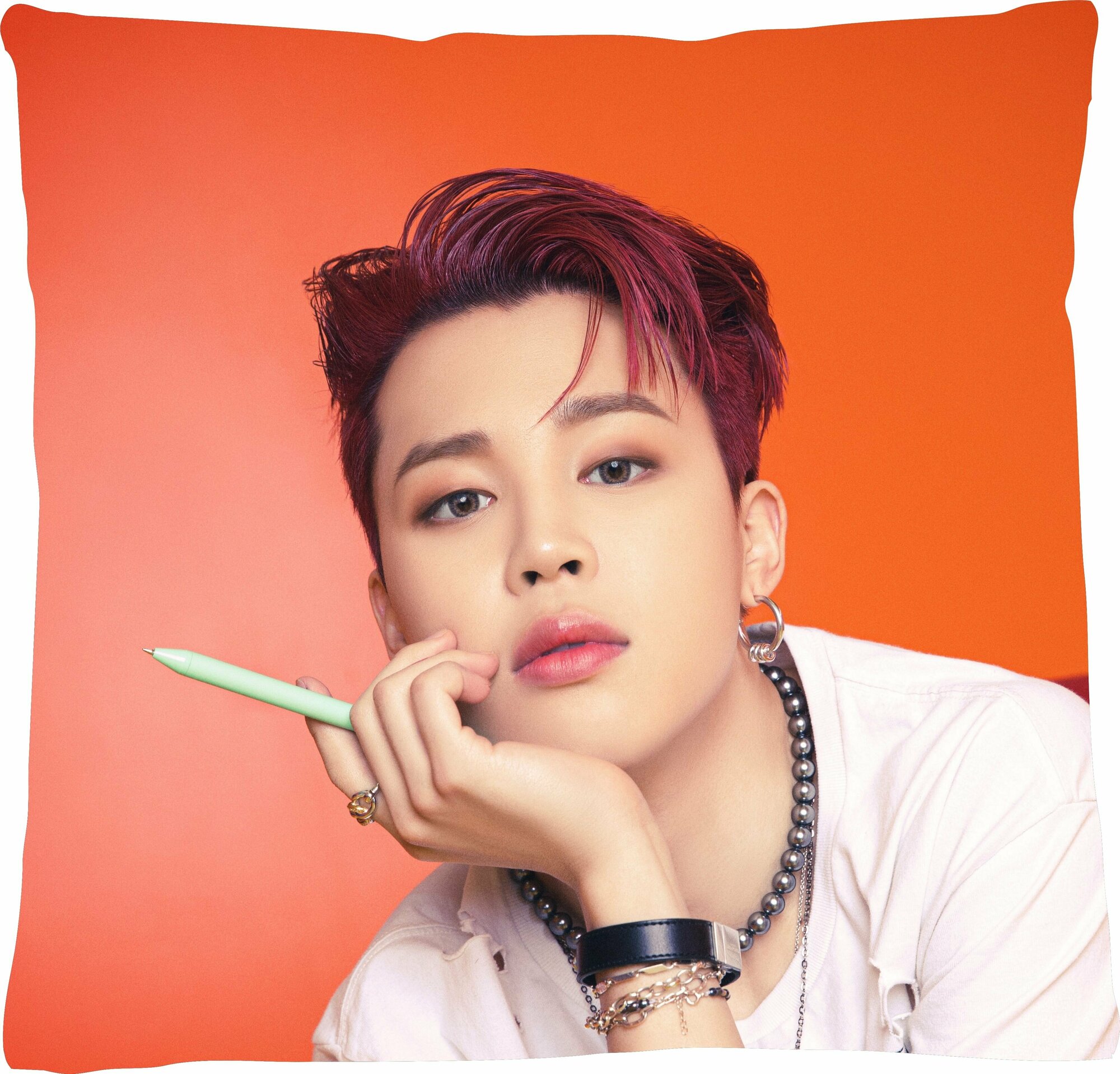 Подушка квадратная Пак Чимин Park Jimin