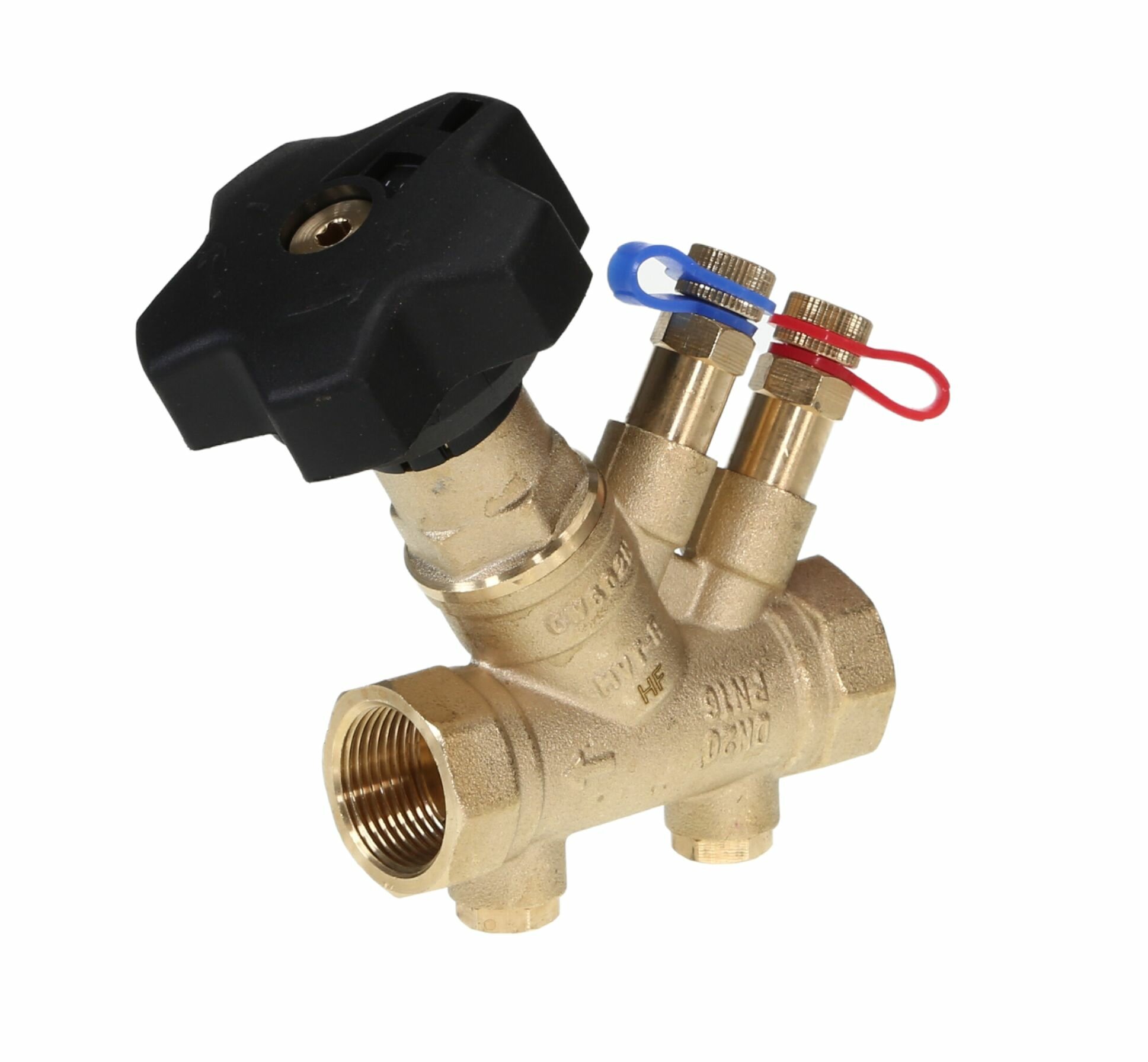 Ручной балансировочный клапан с дренажем Ридан(Danfoss) MVT-R 003Z4041R DN15
