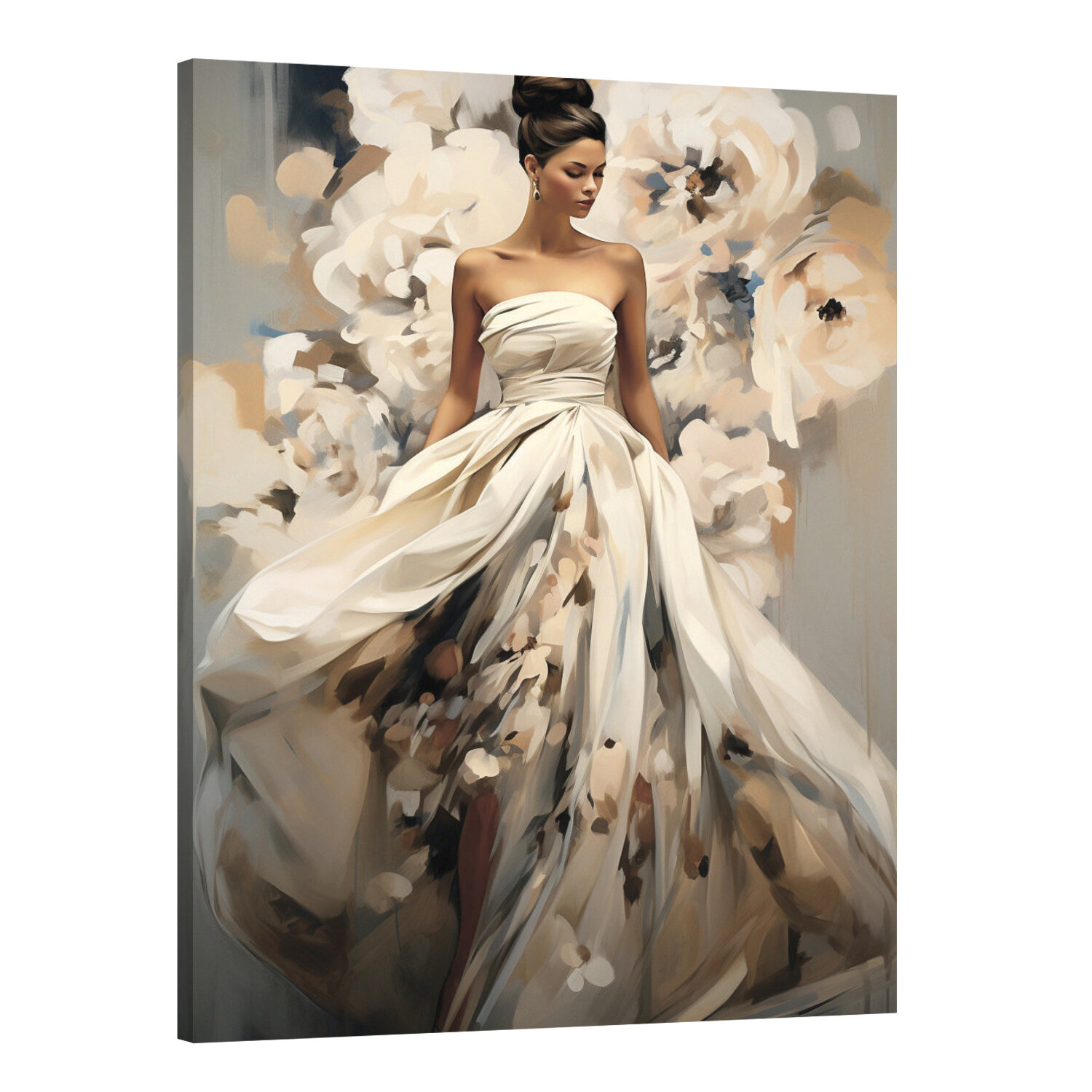 Интерьерная картина 50х70 "Цветочный шик"