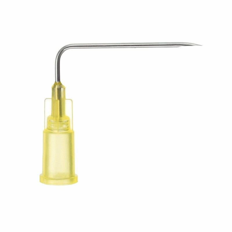 10шт Игла Губера изогнутая 20G длина 20мм