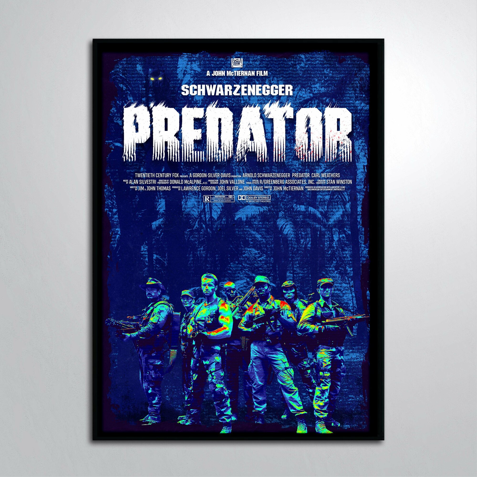 Постер без рамы/Хищник Арнольд Шварценеггер Команда Predator (А2/420х594)