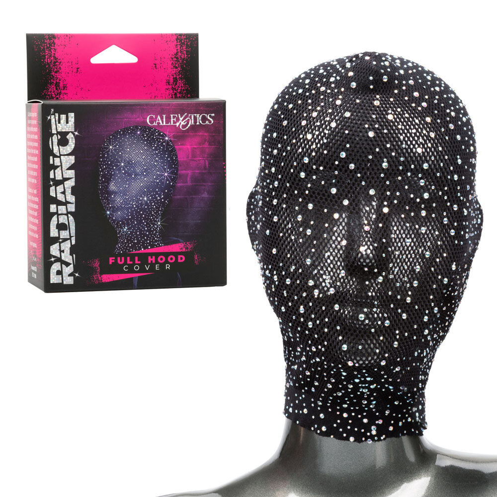 Маска-шлем California Exotic Radiance, со стразами унисекс, черная