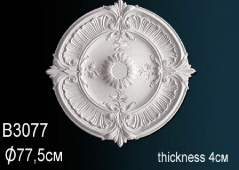 Розетка из полиуретана Perfect B3077 (Диамерт 775 мм)