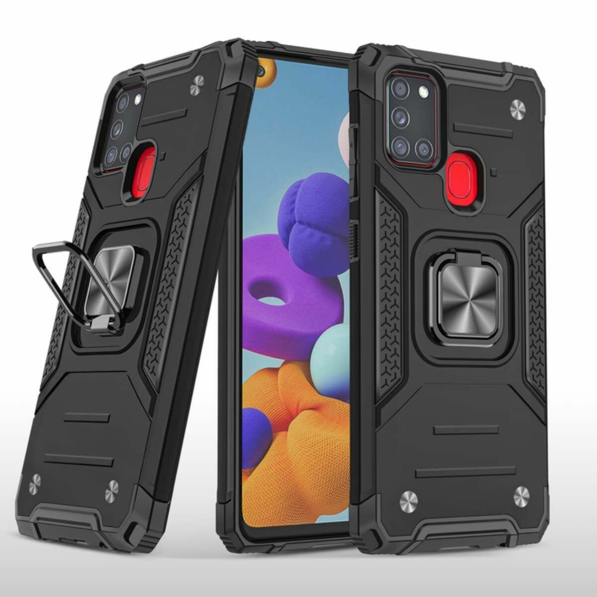 Противоударный чехол Legion Case для Samsung Galaxy A21s (черный)