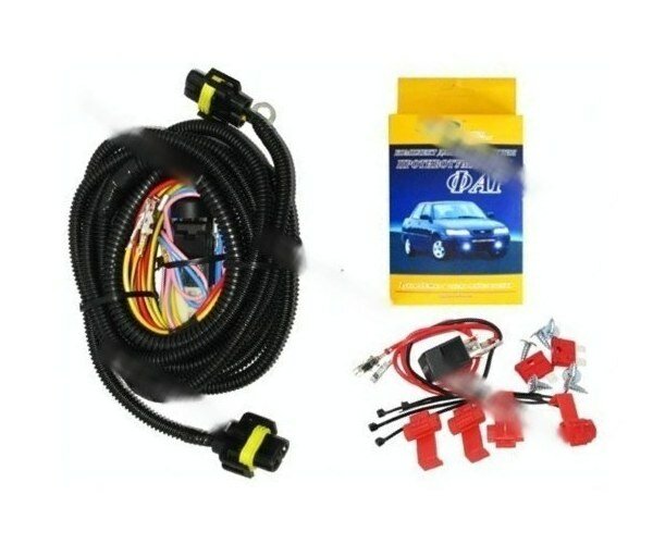 Комплект для подключения п/т фар 1117-19 калина-1 автоэлектроника под блок предохранителей авар с 20