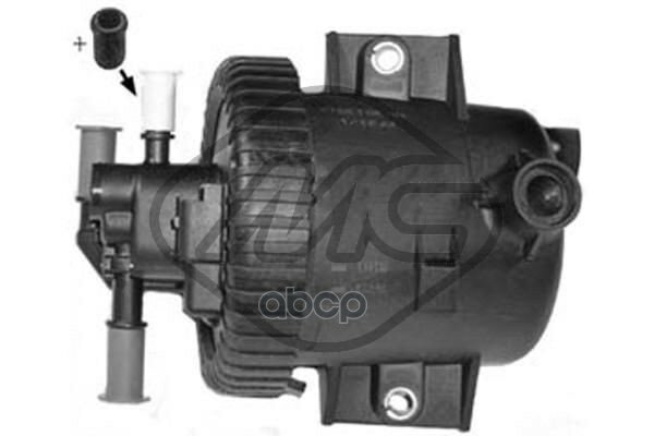 Корпус фильтра корпус фильтра (SIEMIENS) CIT BER I/II/JUMPY/XANTIA/XSARA/PGT 306/406/806 2.0 HDI 98- METALCAUCHO арт. 03836
