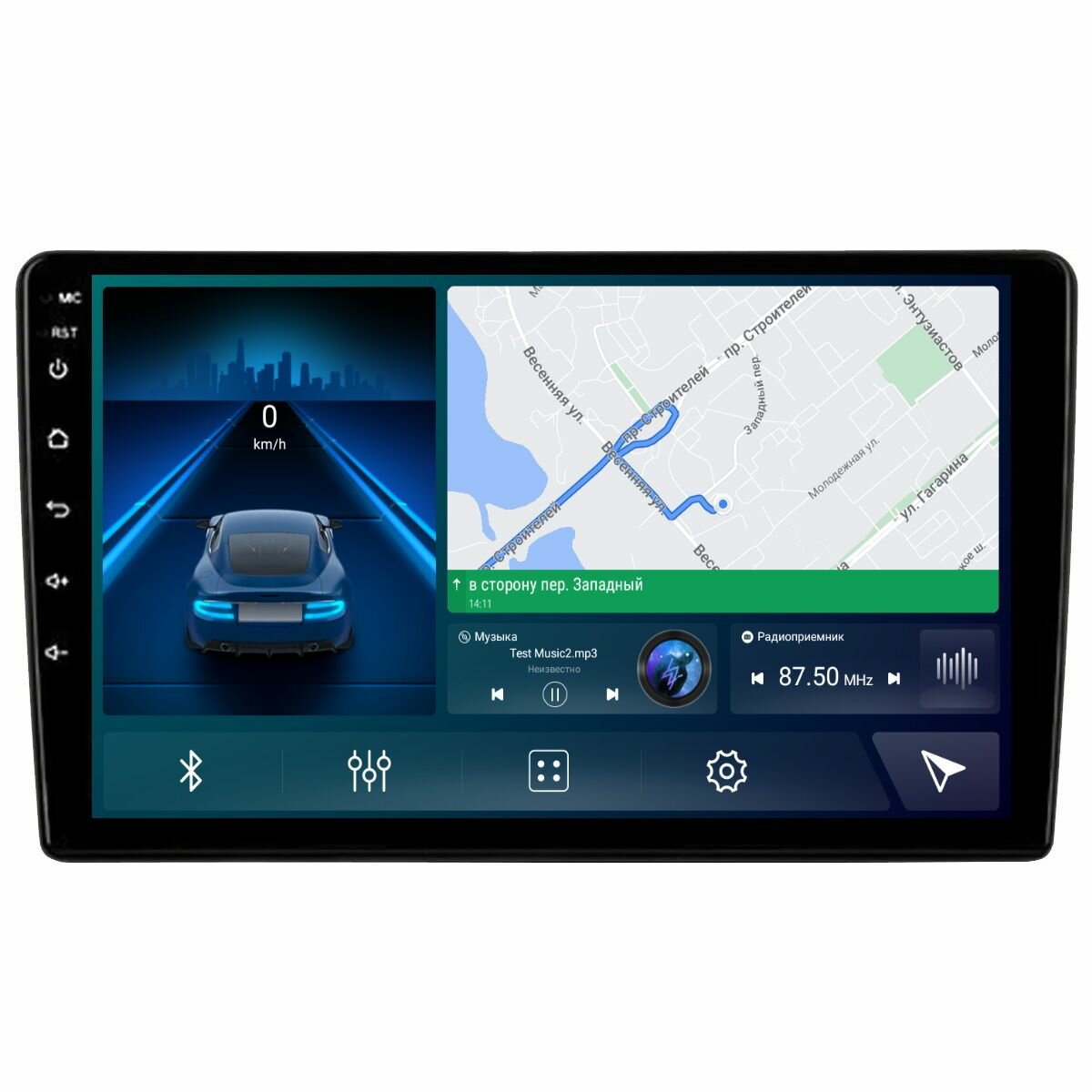 Магнитола CRS-300 Киа Сид 1 дорестайлинг Kia Ceed 2006-2010 - Android 13 - Процессор 8 ядер - Память 4+64Gb - Carplay - DSP 36 полос - 4G(Sim)