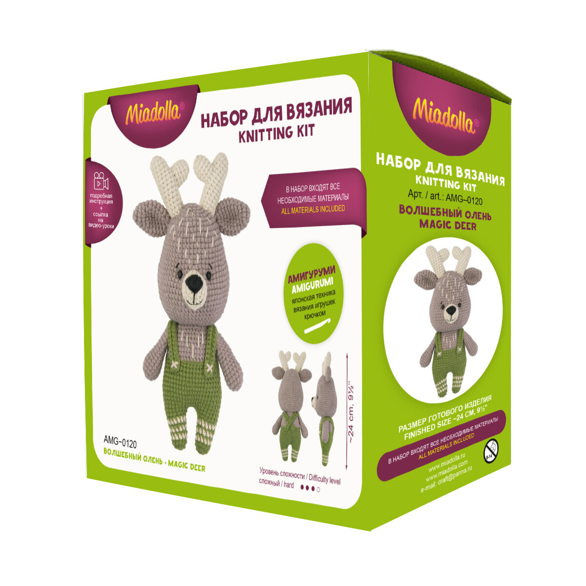 Miadolla AMG-0120-YQ69 Набор для вязания Волшебный олень творческий комплект для вдохновения
