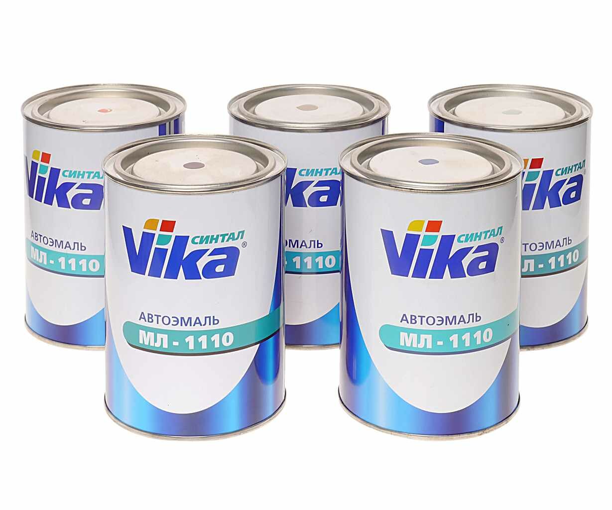 Краска 671 серая 850г акрил, Ц0007536, VIKA