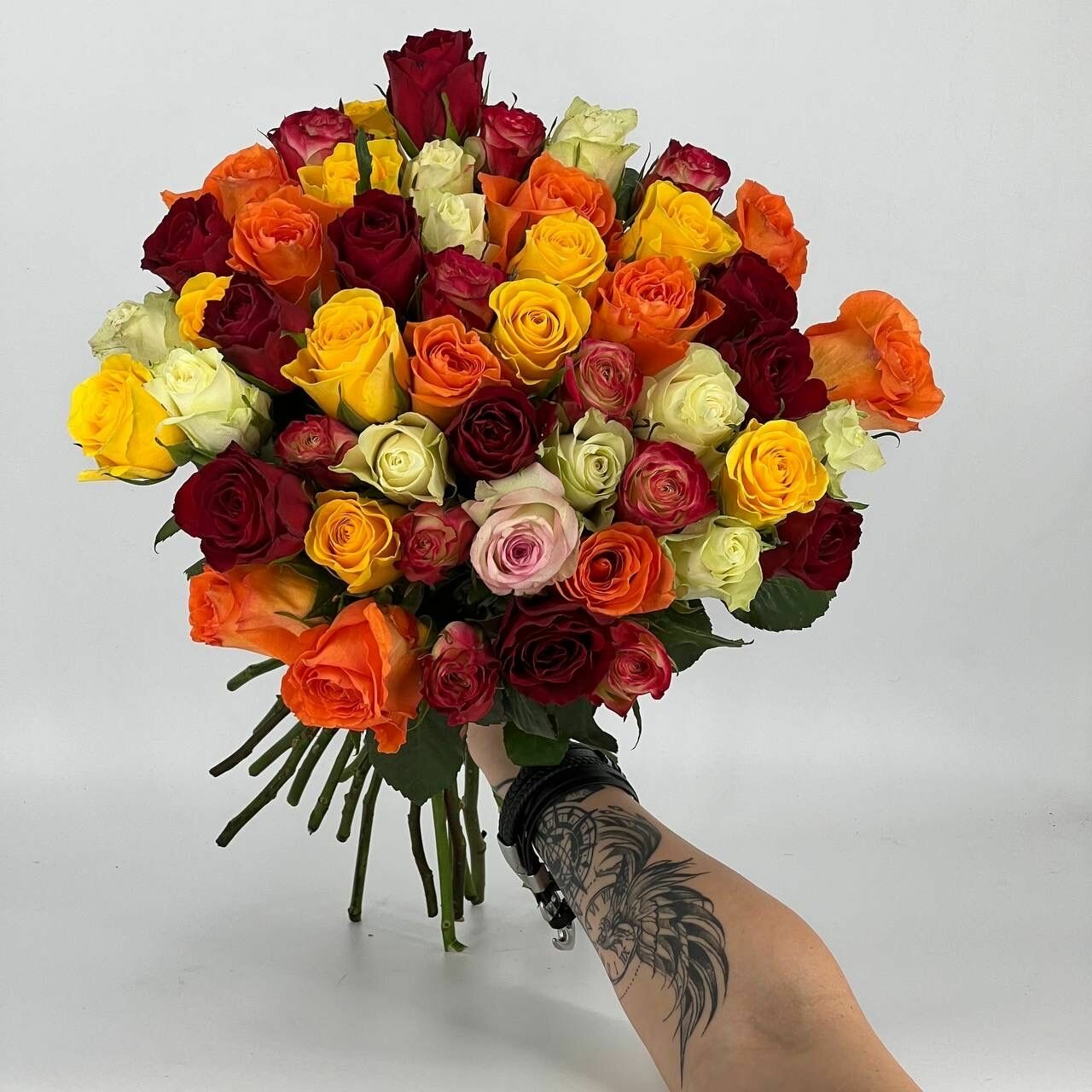 Розы 51 шт в букете