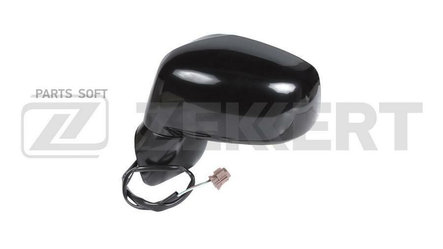 ZEKKERT SP-4252 Зеркало в сборе левое / грунтованное / выпуклое / эл регул / Nissan Tiida (C11) 05- ()