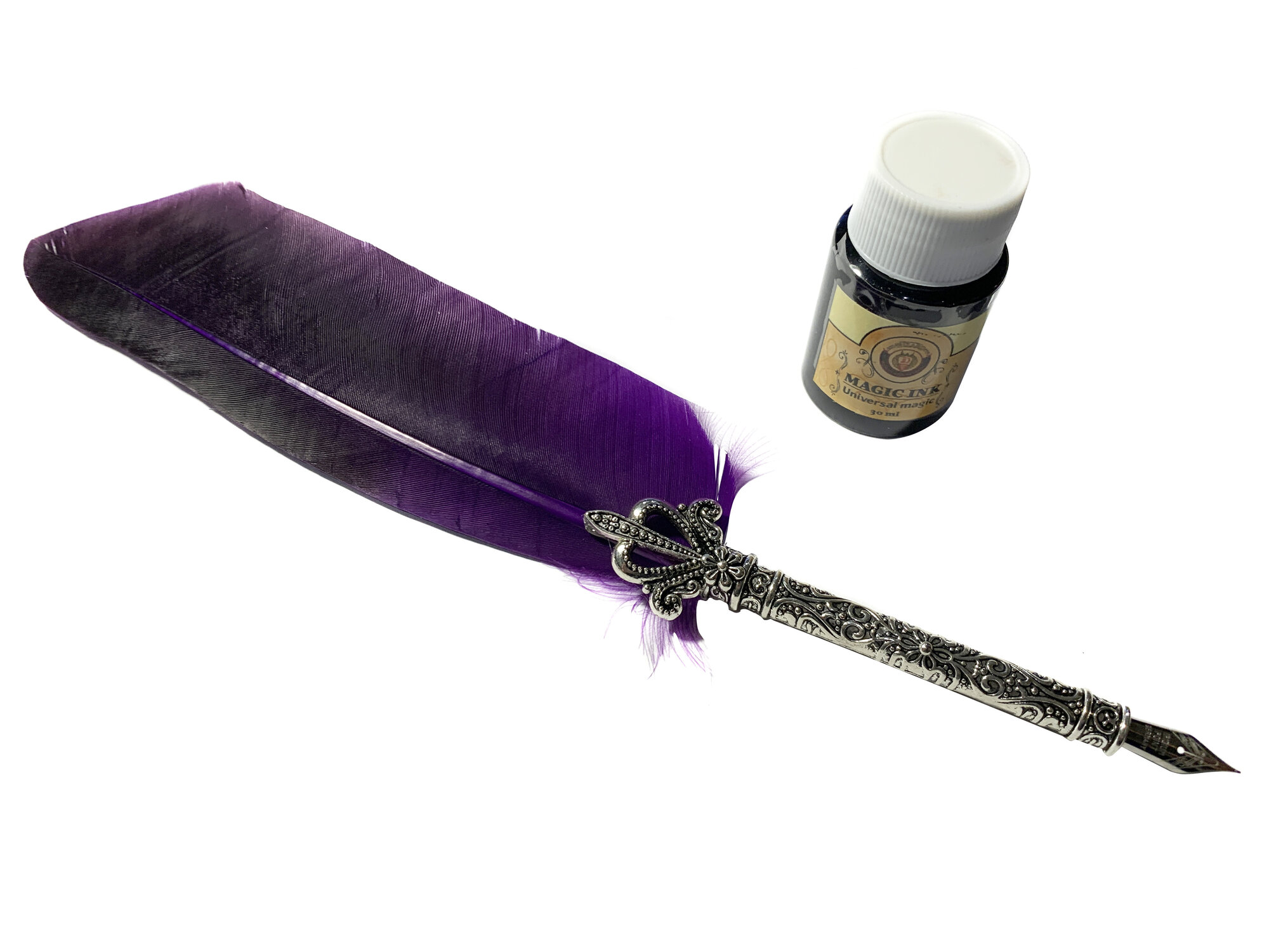 Магический комплект Перо синее + Чернила Универсальные