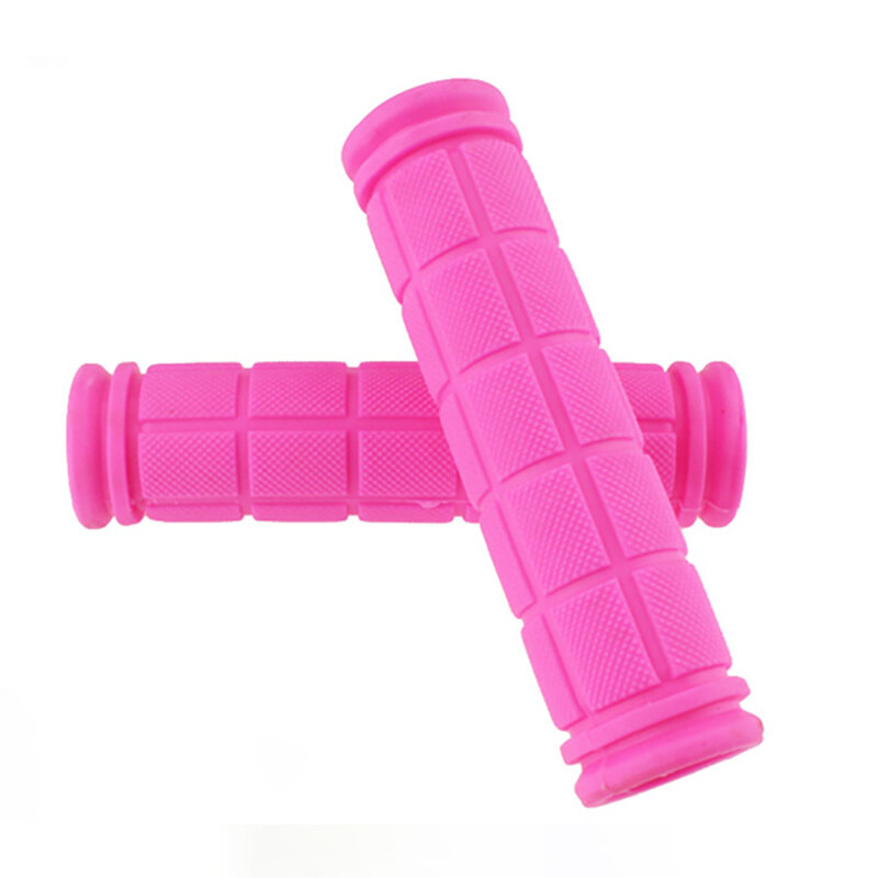 Ручки на руль велосипеда, грипсы 120 мм, резиновые, 2 шт розовые