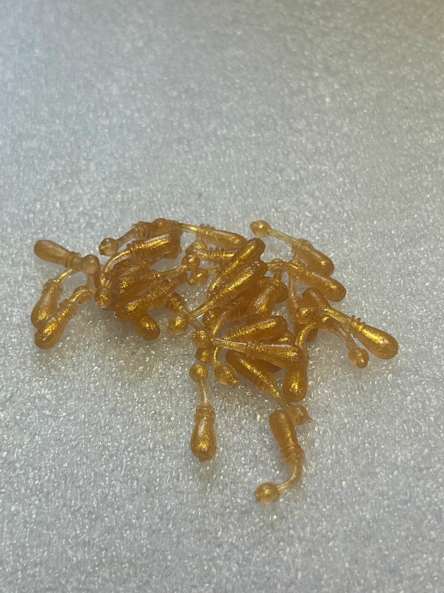 Приманка съедобная для мормышинга, наноджига, микроджига. Золото