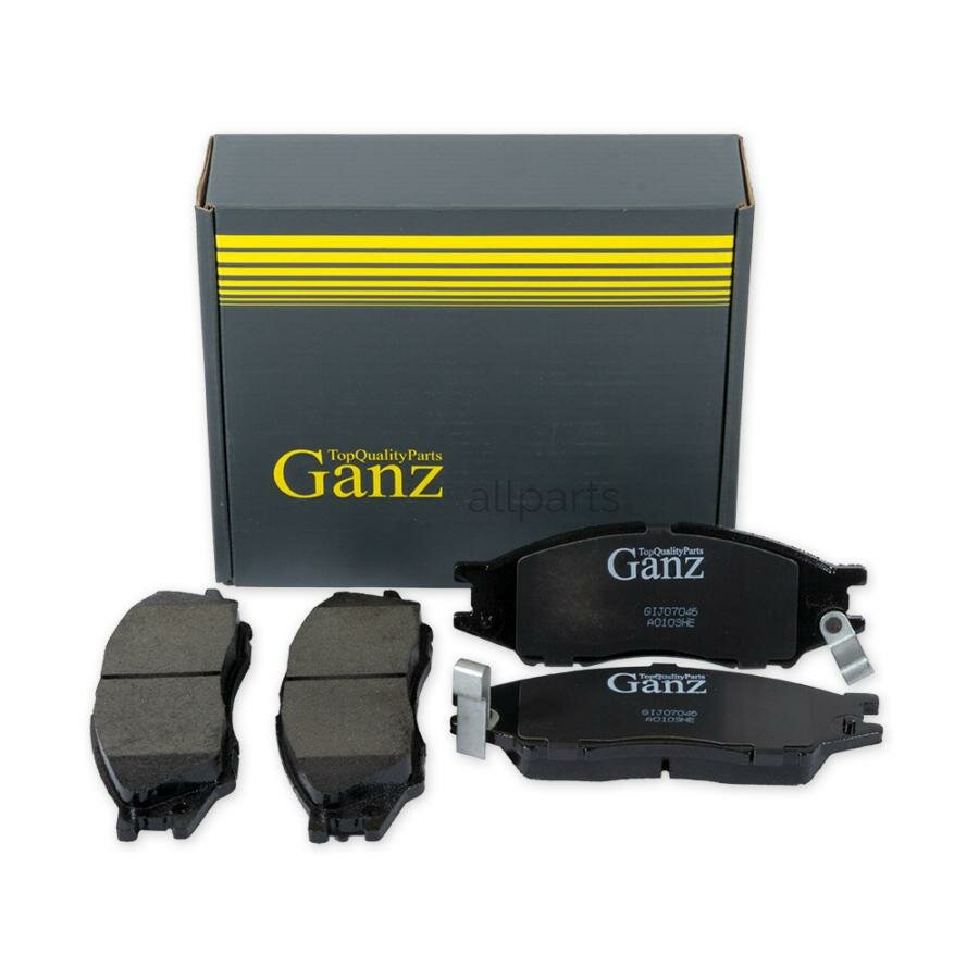 GANZ GIJ07046 Колодки тормозные передние для NISSAN ALMERA classic GANZ GIJ07046
