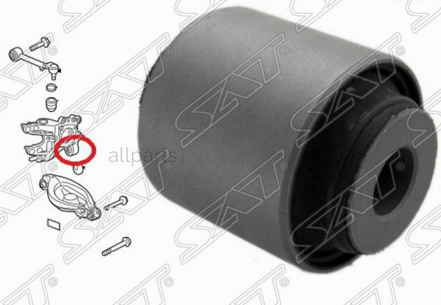 SAT ST-52368-S3N-003 Сайлентблок цапфы Honda Odyssey 98-04