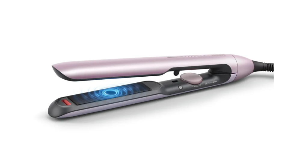 Выпрямитель для волос Philips BHS530/00, розовый